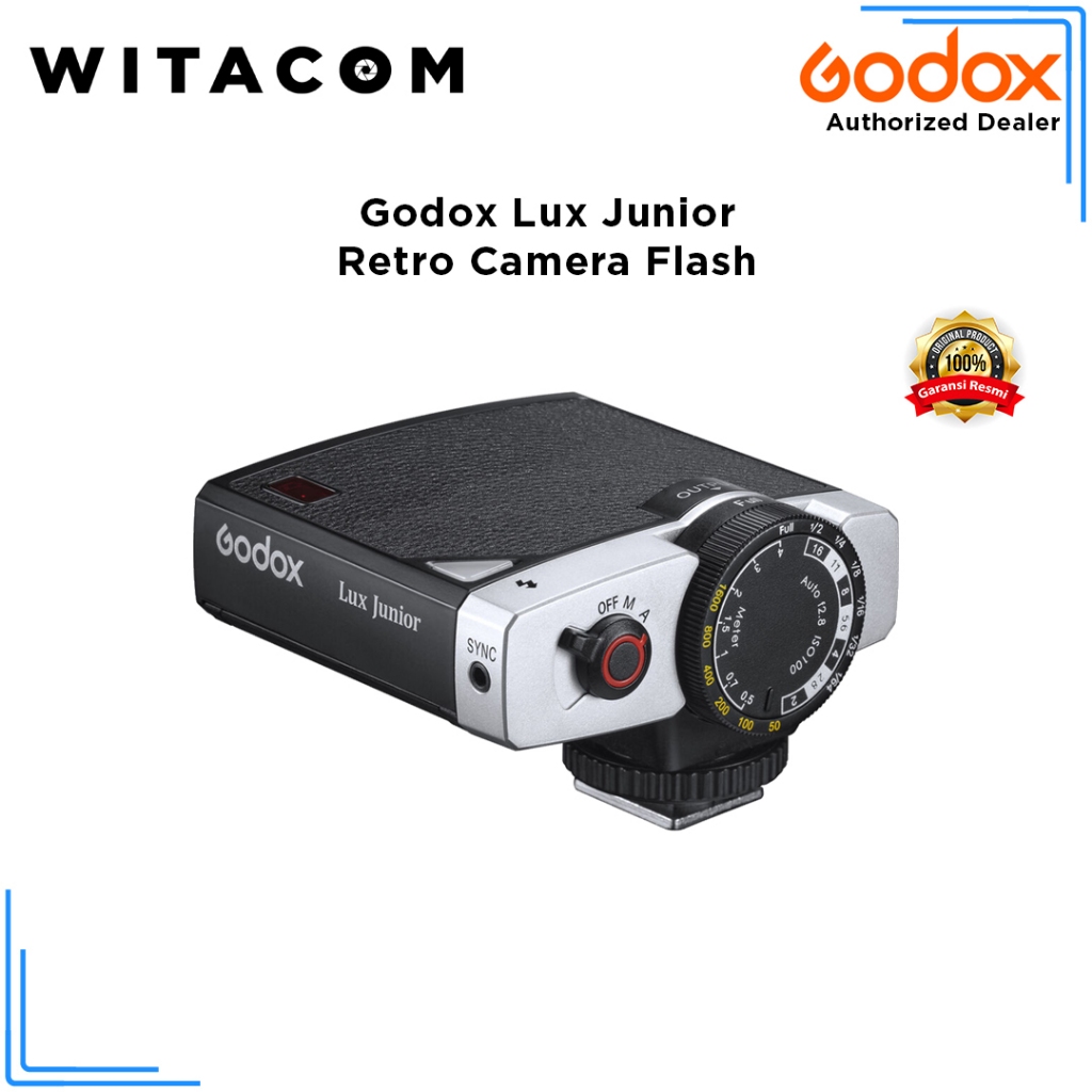 Jual Godox Lux Junior Retro Camera Flash - Black | Shopee Indonesia