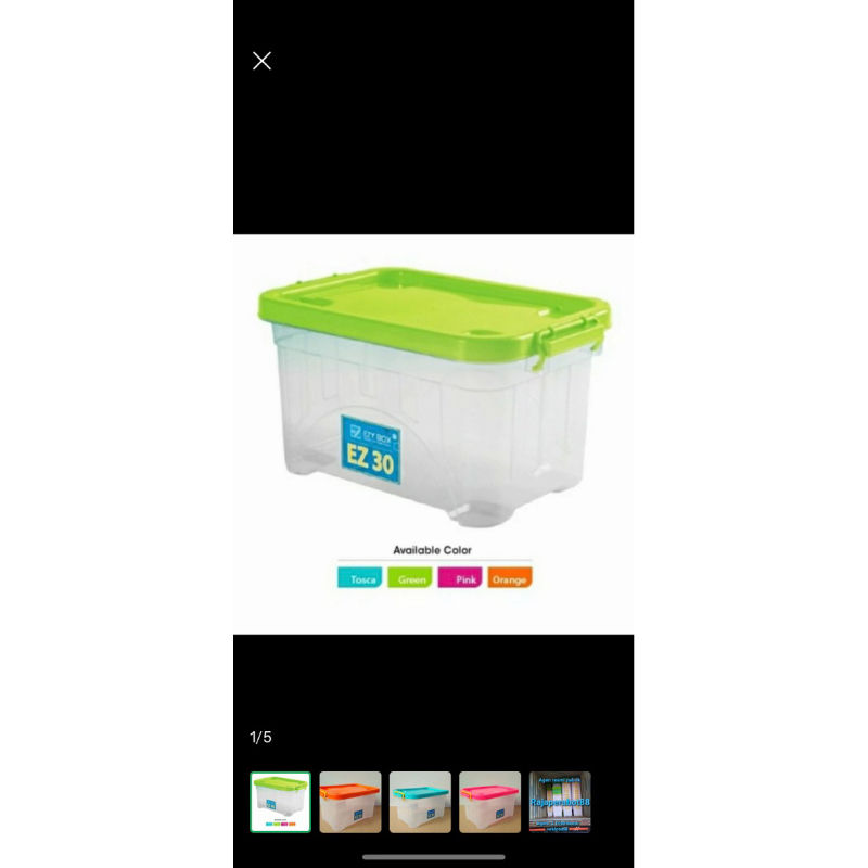 Jual EZY CONTAINER BOX CB 30 LITER KOTAK TEMPAT PENYIMPANAN WADAH ...