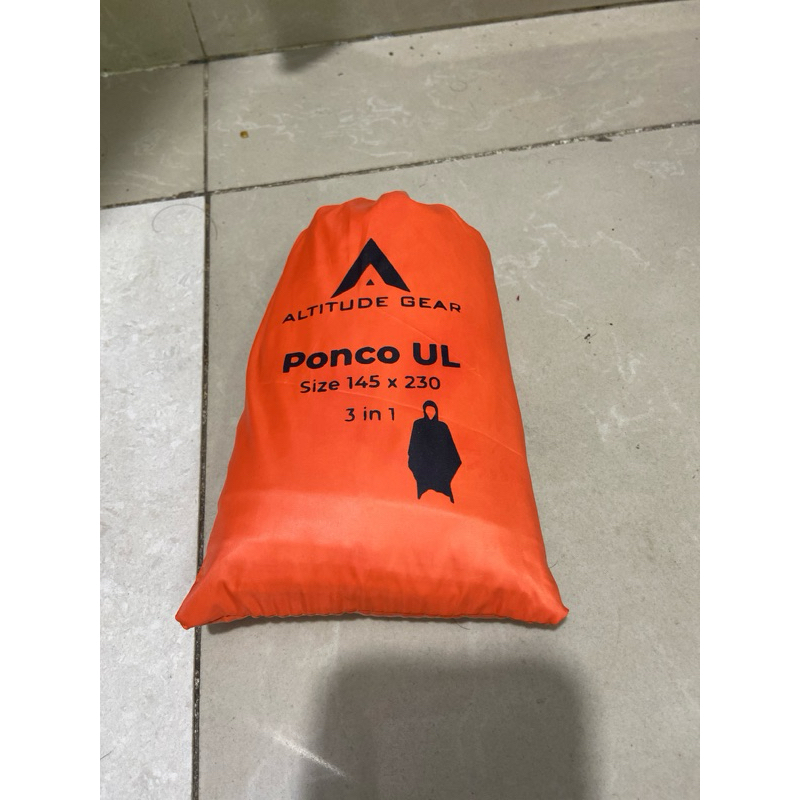 Jual Jas Hujan Poncho Ultralight 3in1 anti tembus Altitude gear 145cm x ...