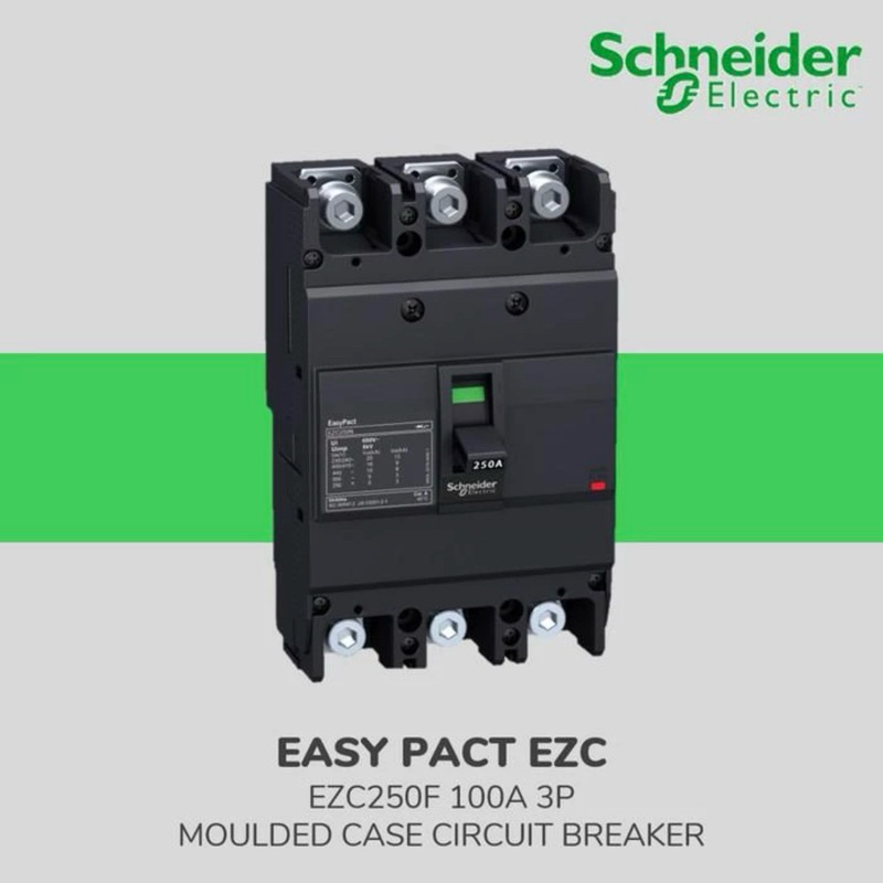 Jual MCCB SCHNEIDER EZC250F 3P 100A 18kA EZC250F3100 ORIGINAL ASLI | Shopee Indonesia