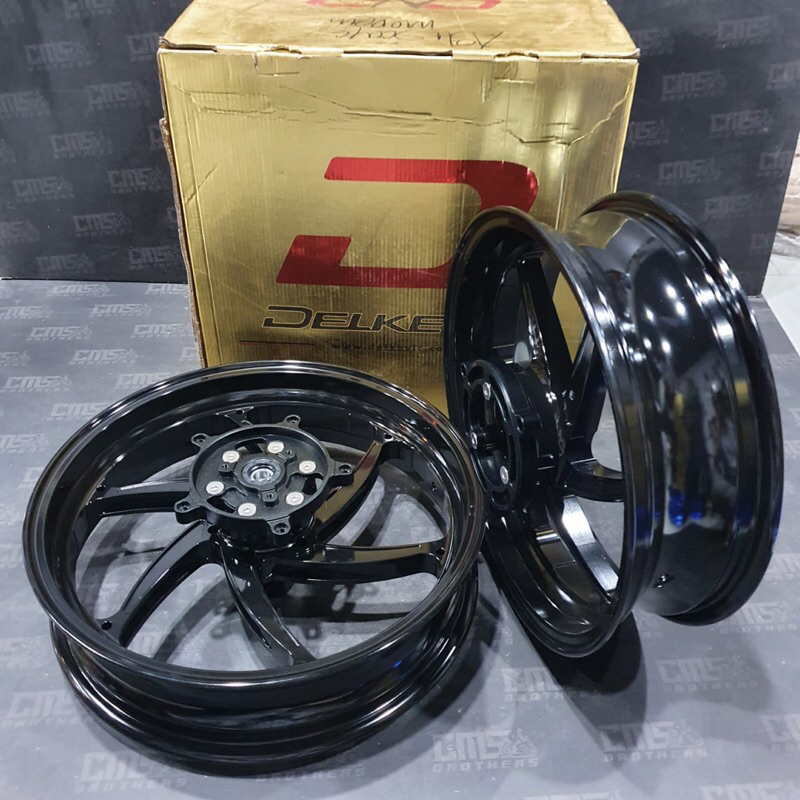 Jual Velg Velek Delkevic Casting CNC Ymaha Xmax Old Dan New Black ...