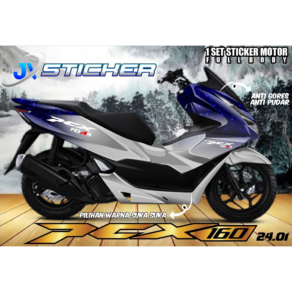 Jual DEKAL STIKER PCX 160 TERBARU FULL DOBY STICKER PCX 2023 AKSESORIS ...
