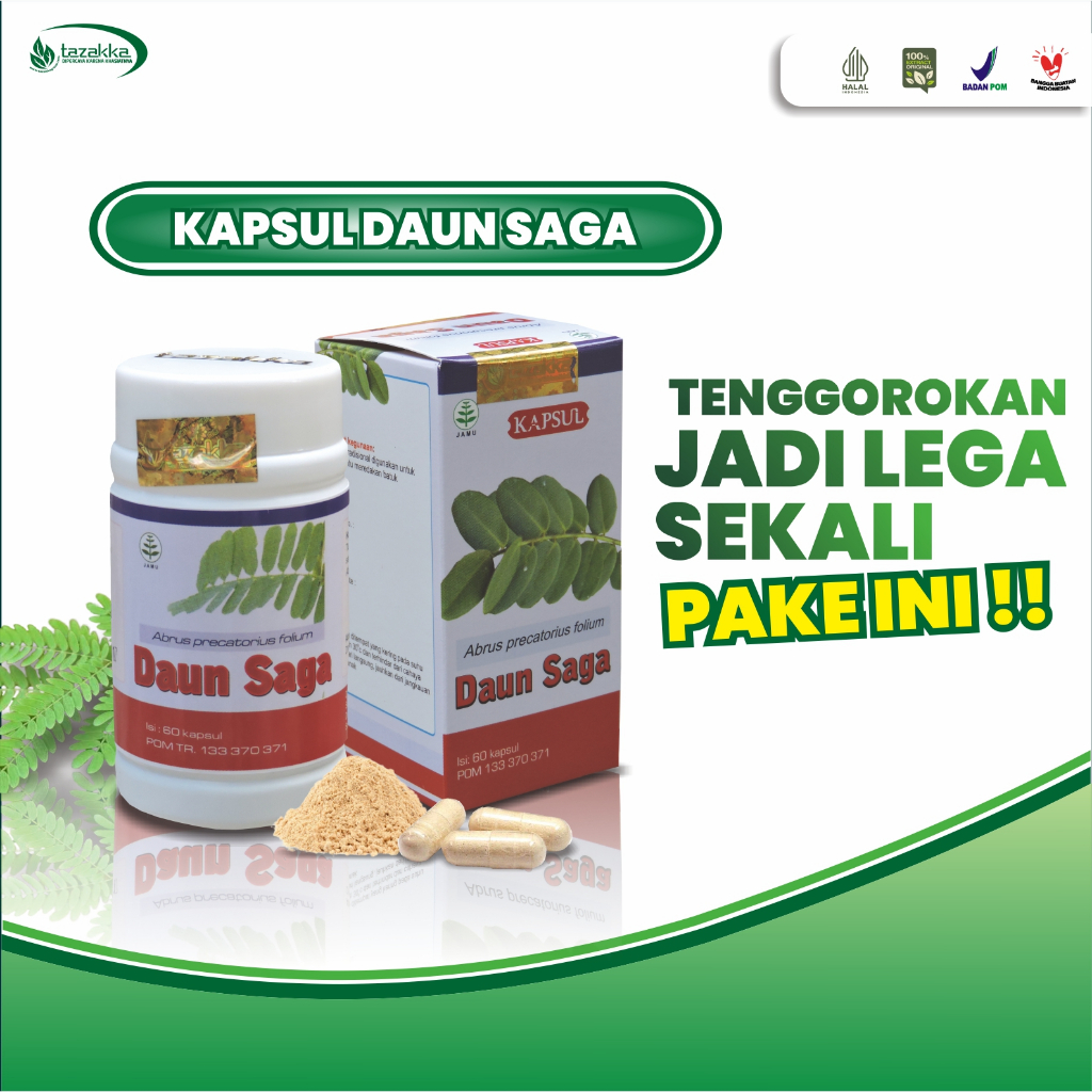 Jual Obat Batuk Herbal Daun Saga ini sudah menggunakan standar CPOTB ...
