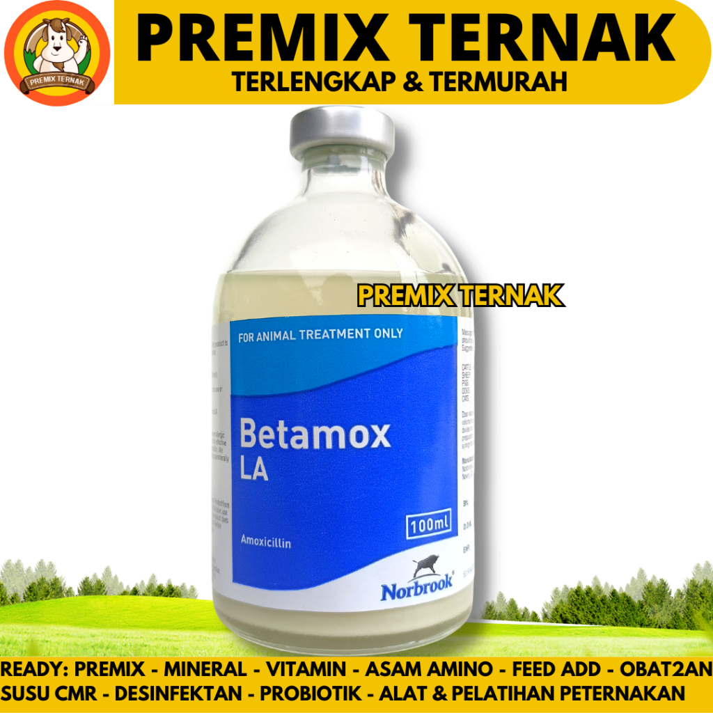 Jual BETAMOX LA 100ml Inj - Antibiotik Pencernaan Untuk Hewan Ternak ...
