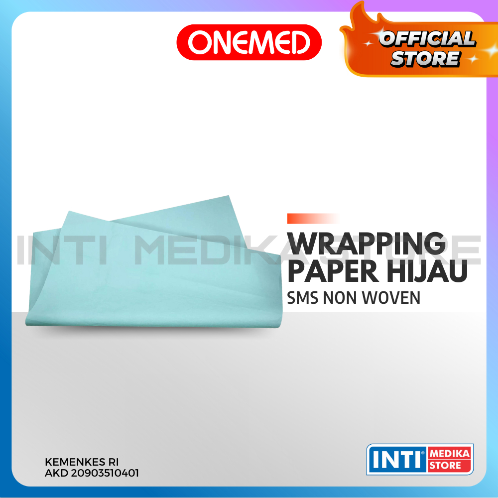 Jual ONEMED - Wrapping Paper HIJAU One Med | Shopee Indonesia