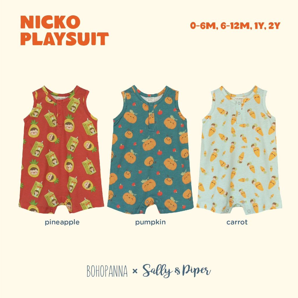 Jual INTERNIAGA - BOHOPANNA X SALLY PIPER NICKO PLAYSUIT ( JUMPER ANAK ...