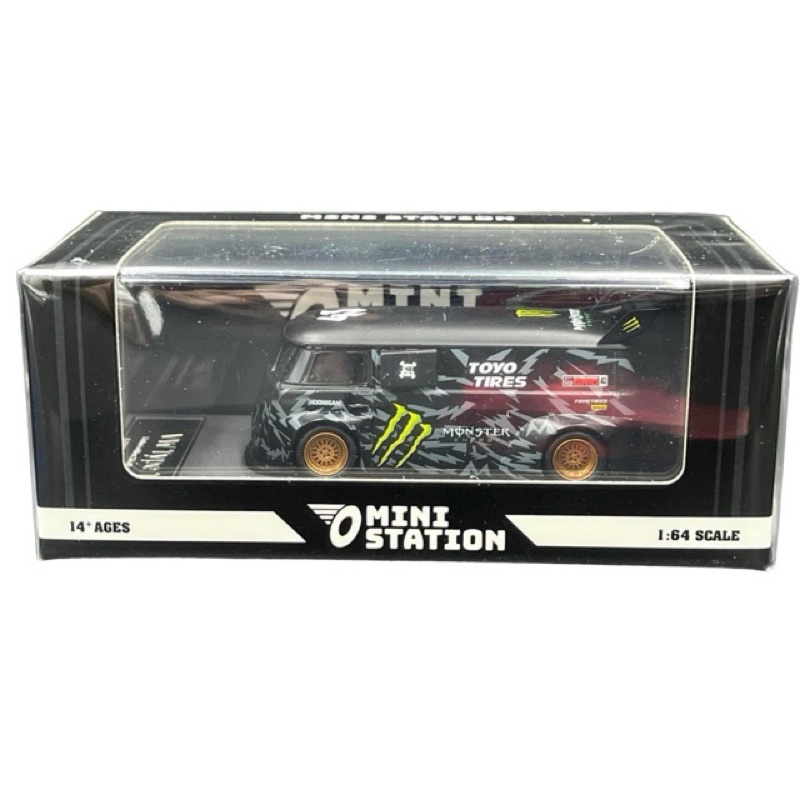 Jual Mini station 64 VW T1 Van Monster Energy | Shopee Indonesia
