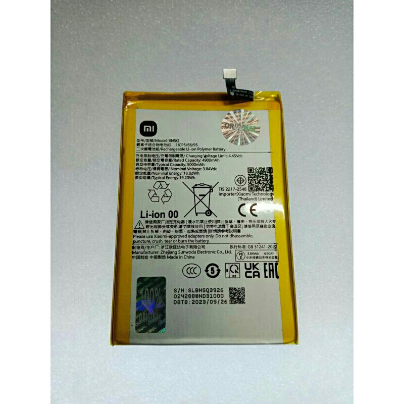 Jual BATERAI REDMI 13C BN5Q BATRE BN 5Q REDMI 13C ORI | Shopee Indonesia