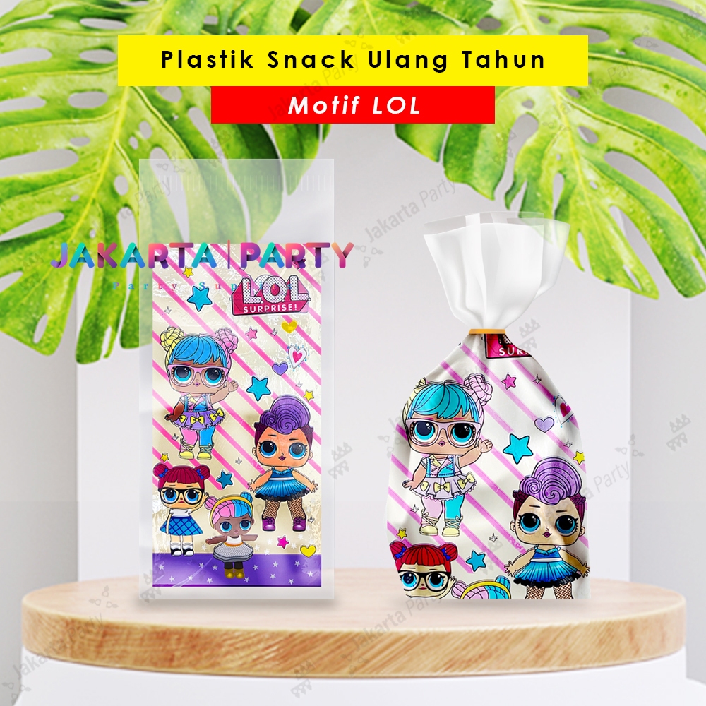 Jual Plastik Snack LOL Surprise / Plastik Bingkisan Ultah LOL Surprise ...