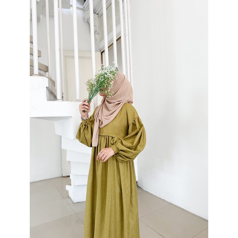 Jual (READYSTOCK) Gamis Madina Mola Dress by Kaluna Indonesia / Katun ...