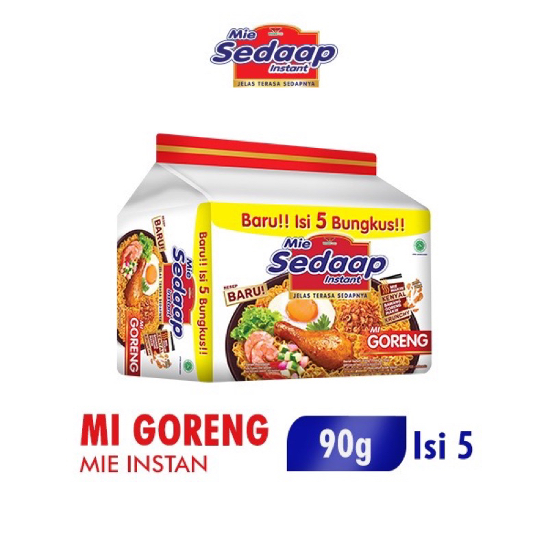 Jual Mie Sedap Goreng / Mie Sedap Kuah Rasa Soto isi 5pcs | Shopee ...
