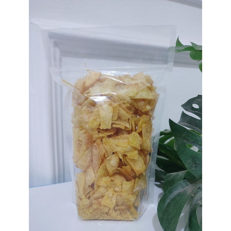 Jual keripik singkong sewir rasa jagung manis 250gram/ keripik singkong/ singkong tela | Shopee ...