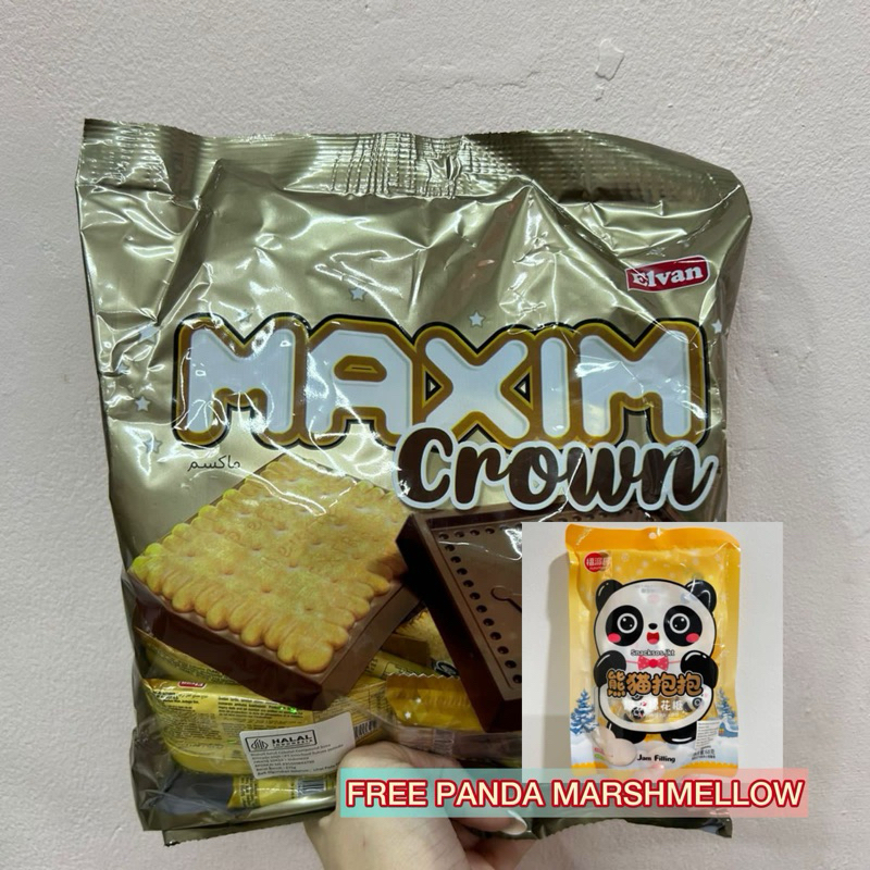 Jual ELVAN MAXIM CROWN CHOCOLATE BISCUIT MILK 275GR | Shopee Indonesia