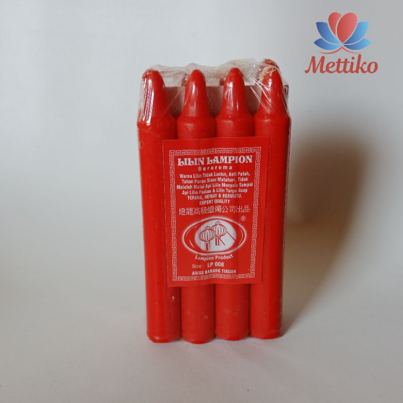 Jual Lilin Merah Lampion Isi 8 Batang | Shopee Indonesia