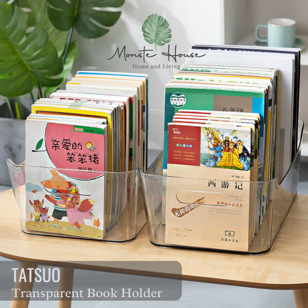 Jual |MONSTE| TATSUO Wadah Organiser Buku Sekolah Transparan Tempat ...
