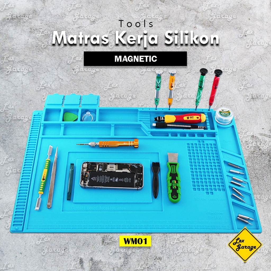 Jual Alas Matras Solder Listrik Uap Gas Silicone Soldering Mat Mats ...