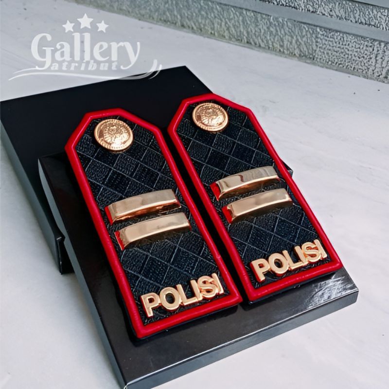 Jual pangkat iptu PDU polisi Lis bordir merah | Shopee Indonesia