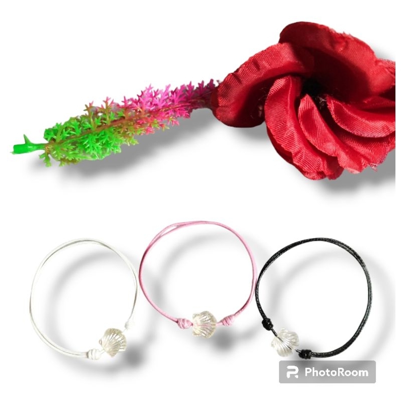 Jual Gelang Tali korea Bandul Kerang | Shopee Indonesia