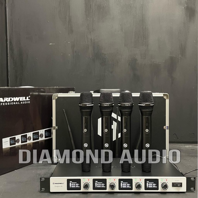 Jual mic wireless hardwell dragon 4u original | Shopee Indonesia