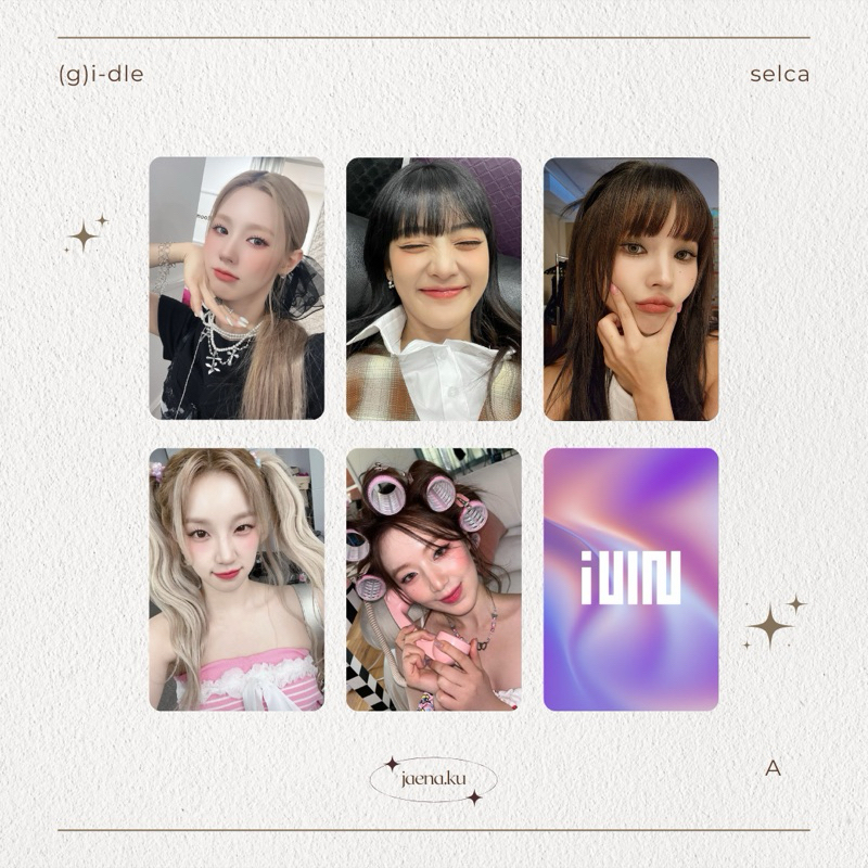 Jual [(G)I-DLE] PHOTOCARD SELCA 6 MIYEON MINNIE SOYEON YUQI SHUHUA UNOFFICIAL | Shopee Indonesia