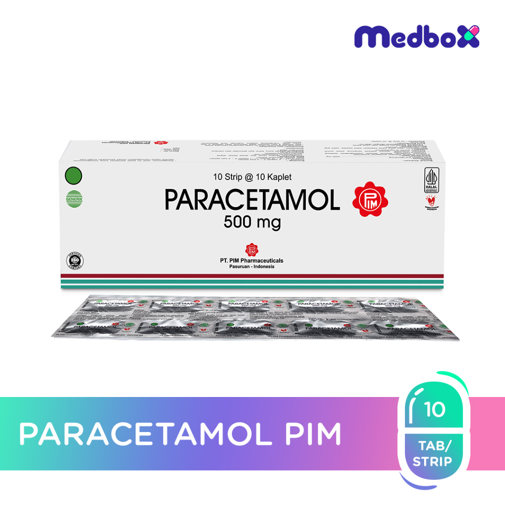 Jual PARACETAMOL PIM STRIP | Shopee Indonesia