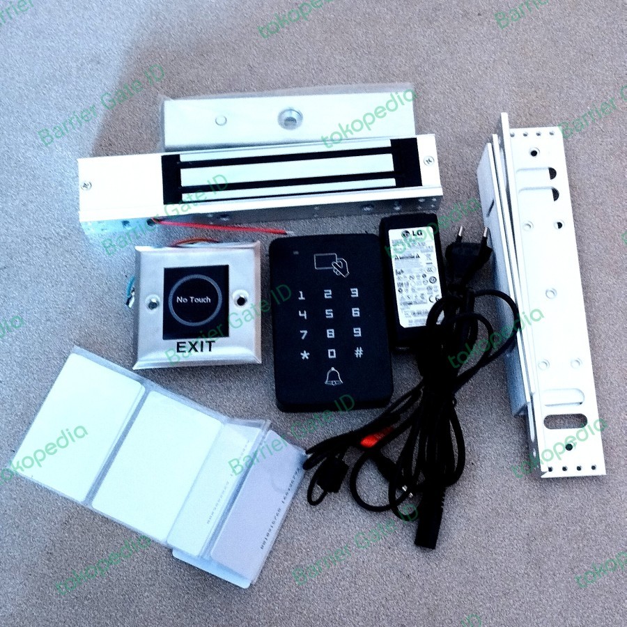 Jual Paket Access Control Door RFID Magnetic Lock KAPASITAS BESAR ...
