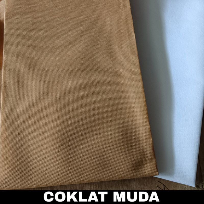 Jual 100GSM (160cmx1m) bahan kain spunbond furing sponbond pur meteran ...