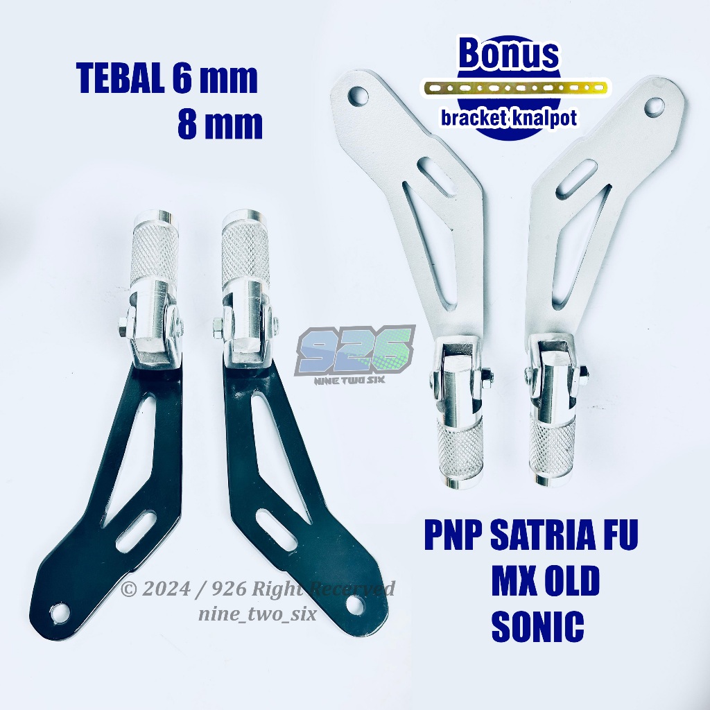 Jual Footstep Belakang Satria Fu dan Sonic 150r New Pustep Footstep ...