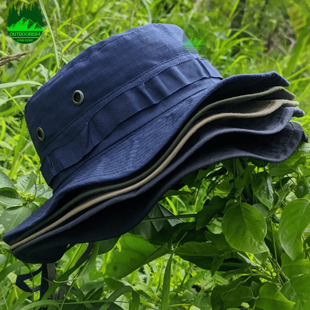 Jual topi rimba unisex cowo cewe bisa /topi gunung/topi hiking/topi ...