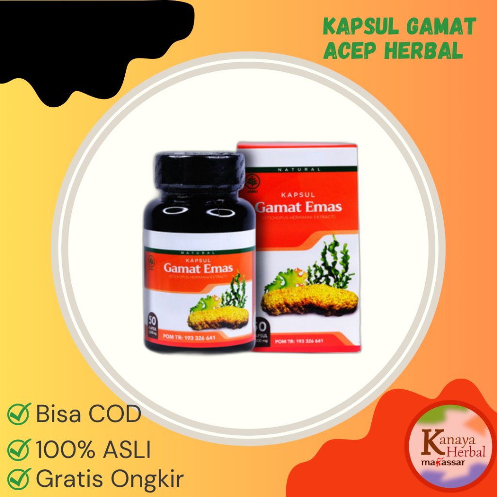 Jual Kapsul Gamat Acep Herbal - ORIGINAL - jelly gamat kapsul | Shopee ...