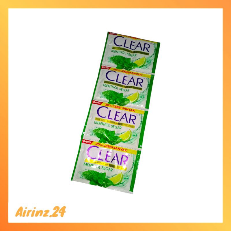 Jual Shampoo Clear Sachet 9ml Satuan | Shopee Indonesia