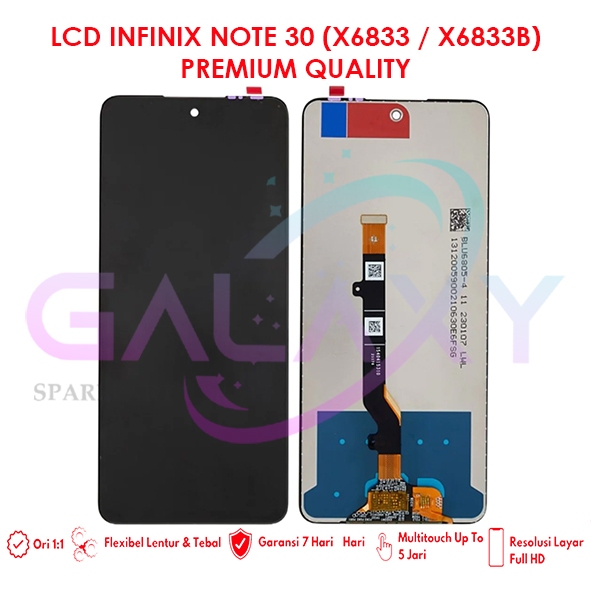 Jual Grosir LCD Infinix Note 30 (X6833 / X6833B) - Premium Quality ...
