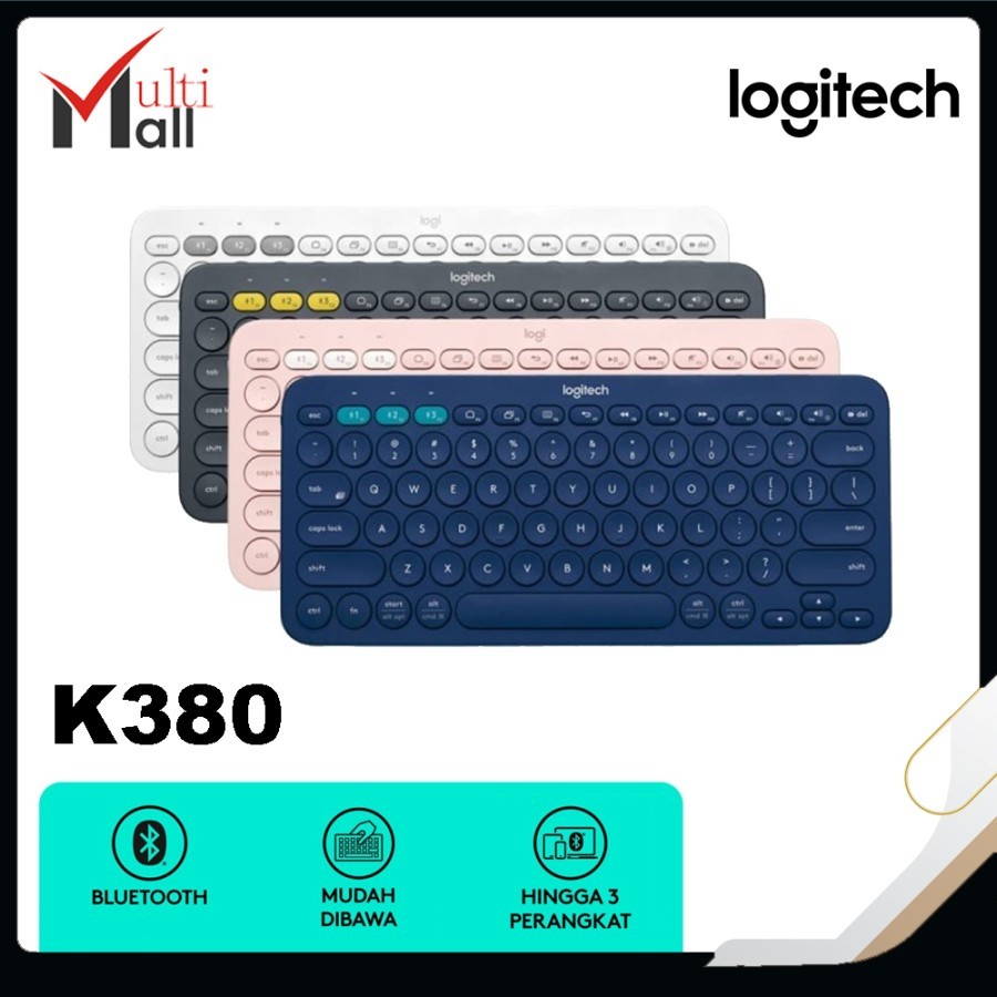 Jual Logitech K380 Keyboard Wireless Multi Device | Shopee Indonesia