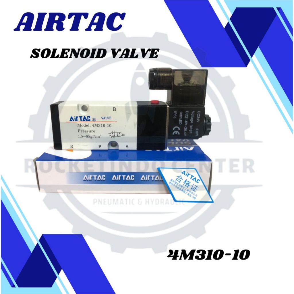 Jual Solenoid Valve Namur 5/2Way Single 4M310-10 AIRTAC | Shopee Indonesia