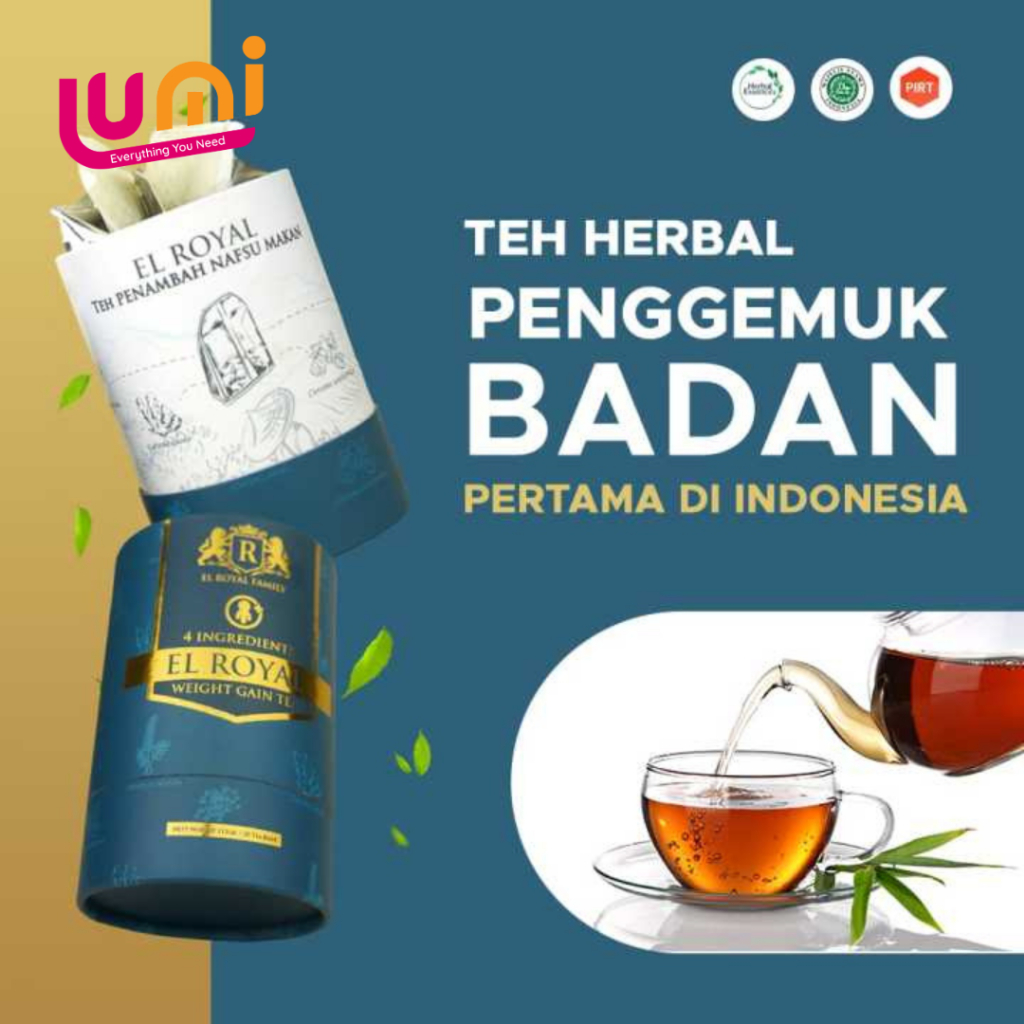 Jual EL ROYAL WEIGHT GAIN TEA TEH PENGGEMUK ORIGINAL | Shopee Indonesia