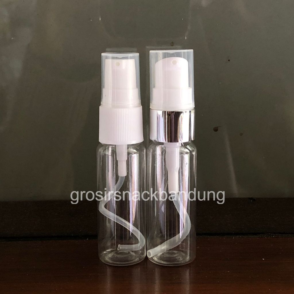 Jual Botol Serum 20ml Bening Pump Treatment | Botol PET 20ml untuk ...