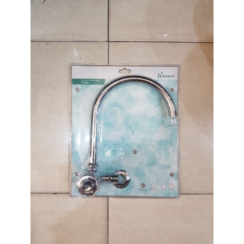 Jual Wasser Kran Dapur / Sink Tembok Angsa Engkol Bulat tipe TB-040 ...