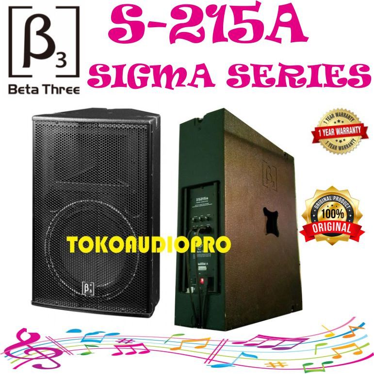 Jual Speaker Beta 3 S215A 15 Inch Speaker Aktif Original Beta Three ...
