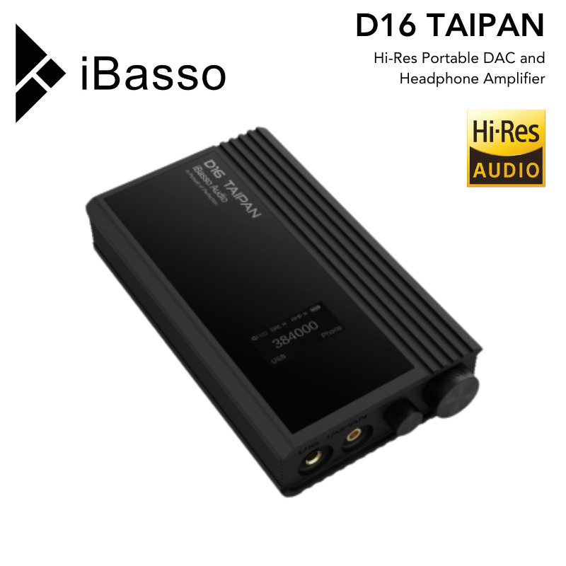 Jual Headphone Amplifier iBasso Audio D16 TAIPAN Hi-Res Portable DAC ...