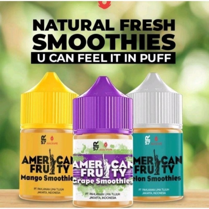 Jual LIQUID AMERICAN FRUITY 60ML SERIES BY R57 | Shopee Indonesia