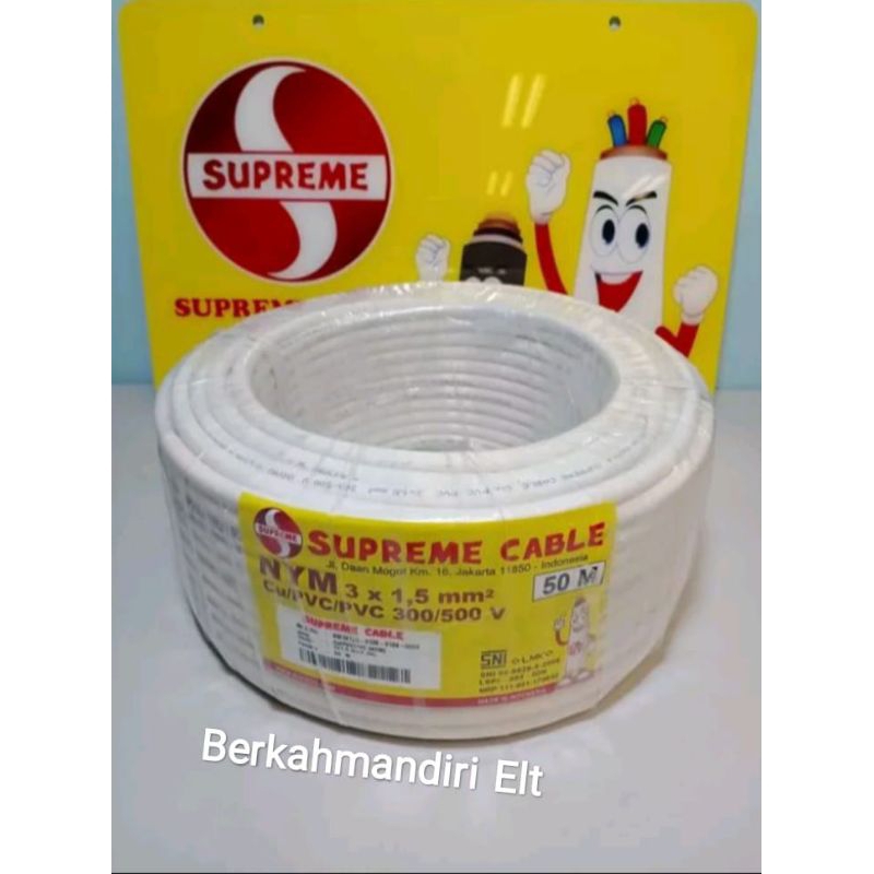 Jual Kabel NYM 3X1.5 SUPREME Harga/50 Meter | Shopee Indonesia