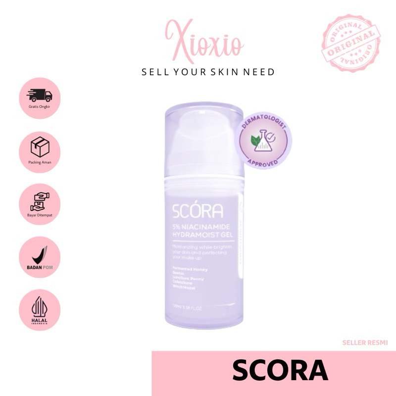 Jual [READY STOCK] SCORA 5% Niacinamide Hydramoist Gel 100ml Pelembab Wajah yang Mencerahkan ...