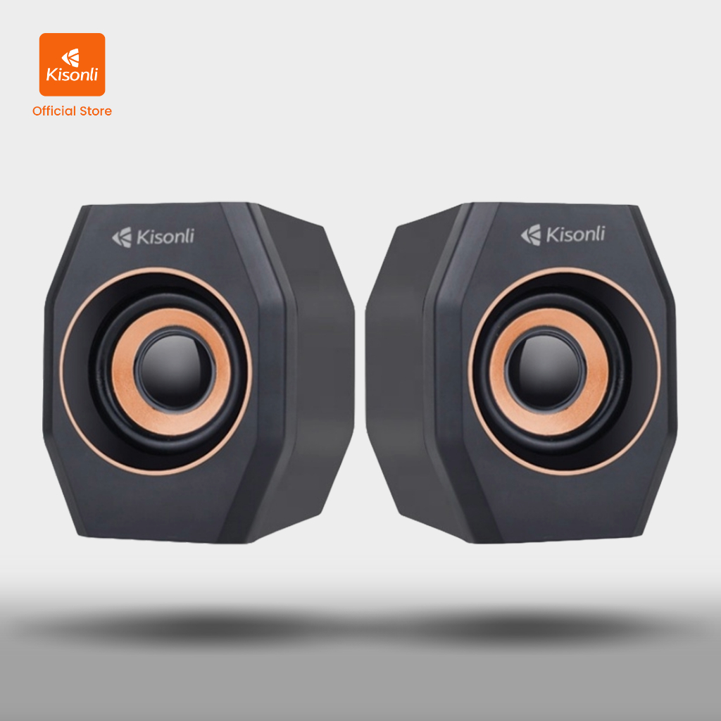 Jual Kisonli A101S Speaker Laptop Mini Usb 3Wx2 Deep Bass - Black ...