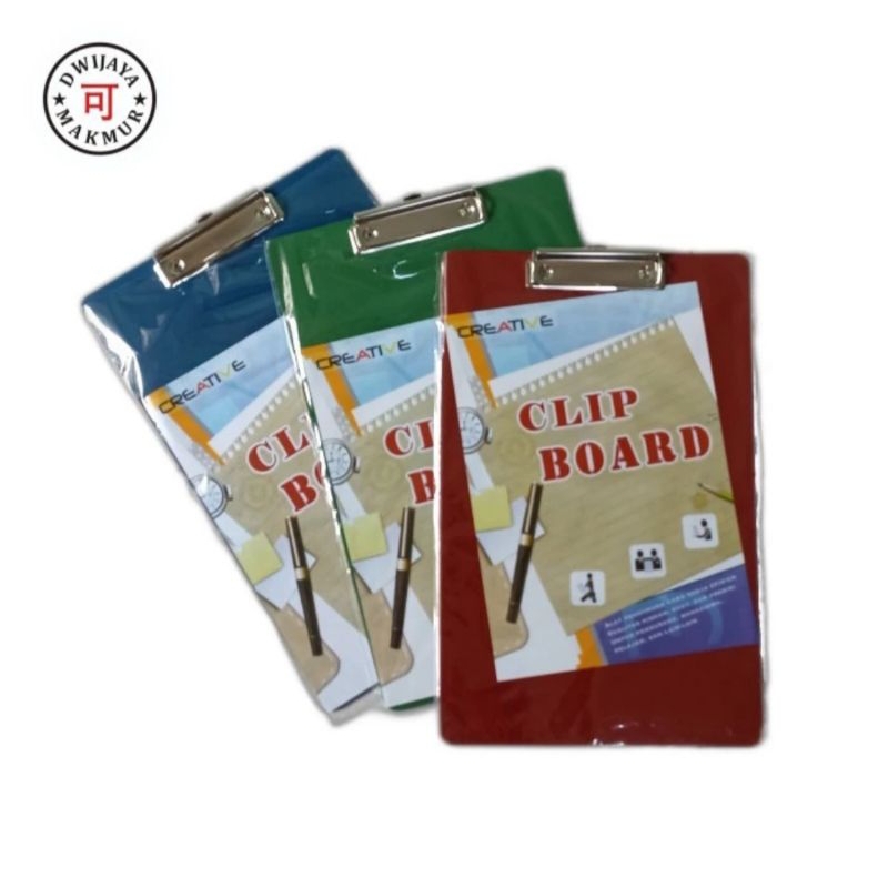 Jual Papan Ujian Plastik / Clip Board Anti Pecah ukuran Folio F4 ...