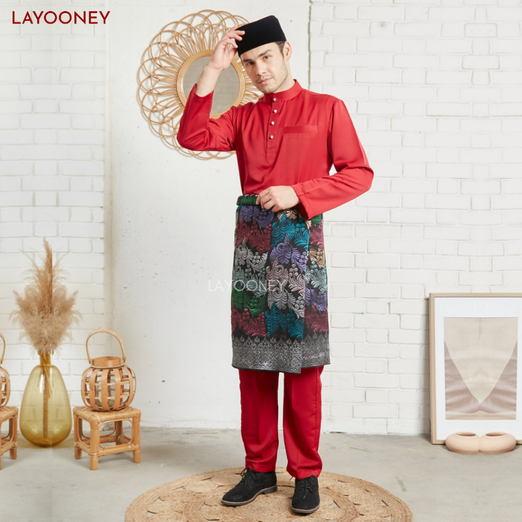 Jual Setelan Baju Melayu Pria Teluk Belanga Bahan Katun Toyobo Satu Set ...