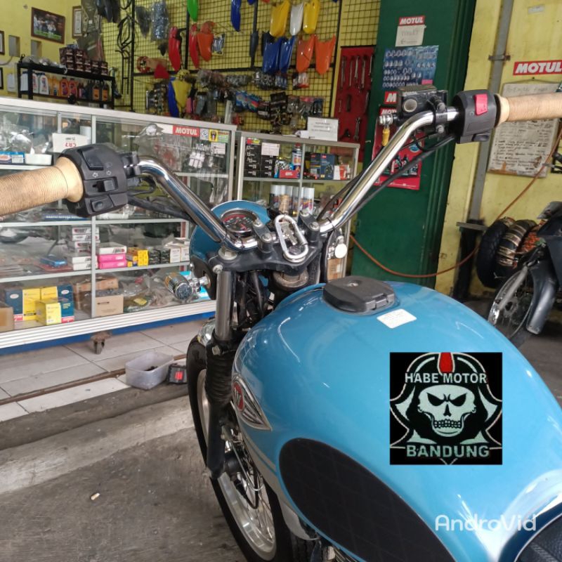Jual Stang Tracker Crome Custom Bratstyle Chopper Bobber Scrambler ...