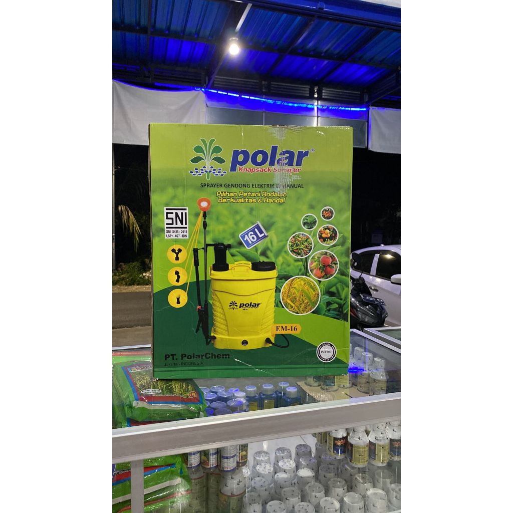 Jual POLAR SPRAYER ELEKTRIK MANUAL - TANGKI POLAR 2 IN 1 (DOUBLE) 16 LT ...