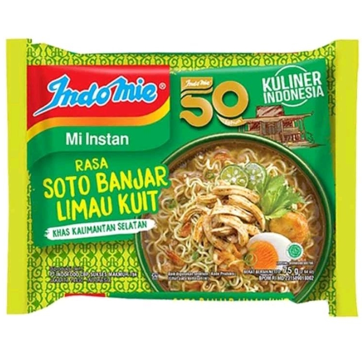 Jual Indomie Mie Instan Rasa Soto Banjar Limau Kuit Khas Kalimantan ...