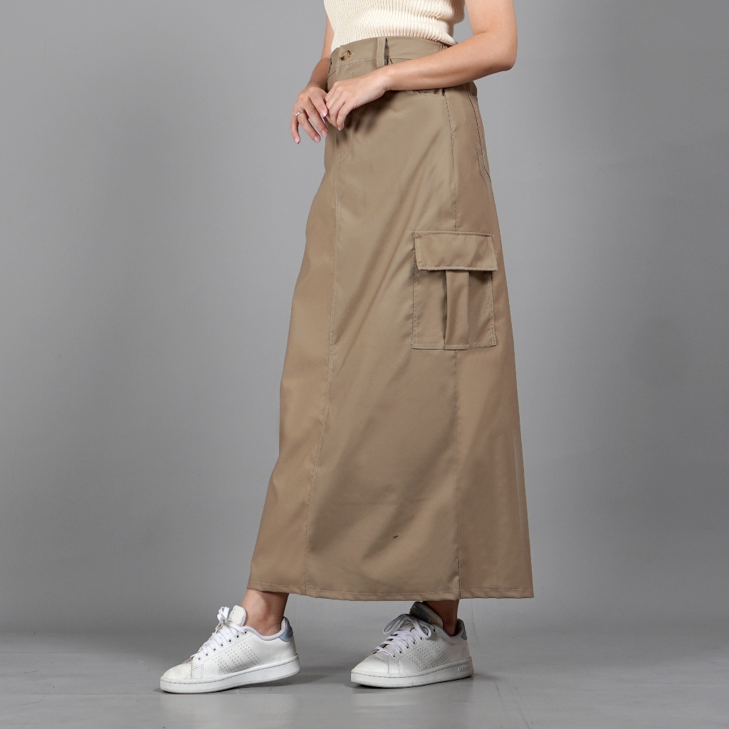 Jual Okechuku MAGGIE Rok Cargo Bawahan Wanita Kekinian Model Terbaru ...
