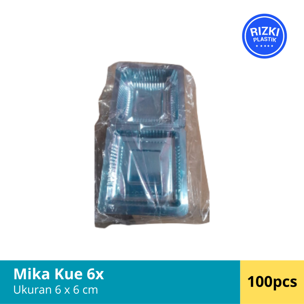 Jual Mika Plastik Kue Ukuran 6x isi 100pcs | Shopee Indonesia